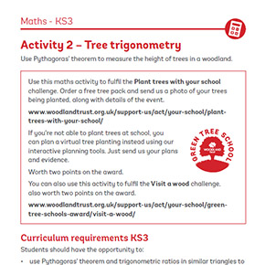 Tree Tools for Schools - Woodland Trust