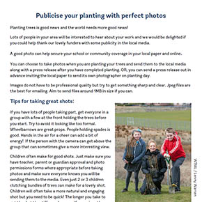 Tree Tools for Schools - Woodland Trust